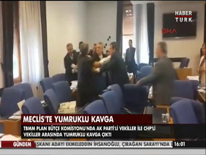 Meclis'te yumruklu kavga | Video