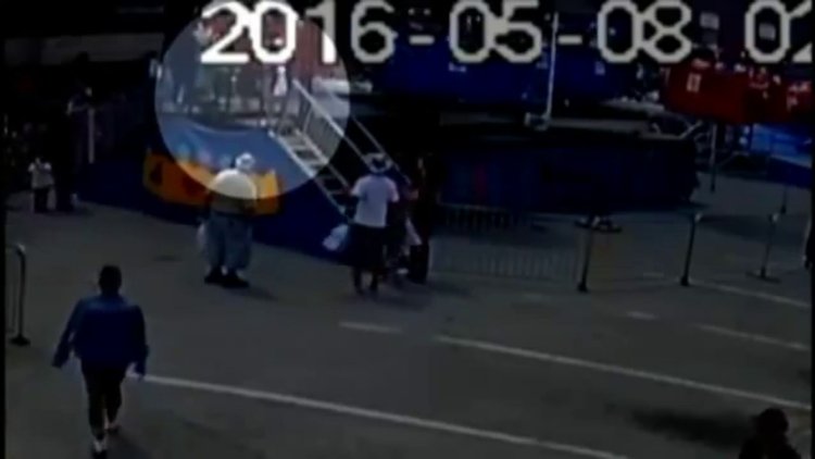 Elizabeth Gilreath kafa tası yırtıldı | Video