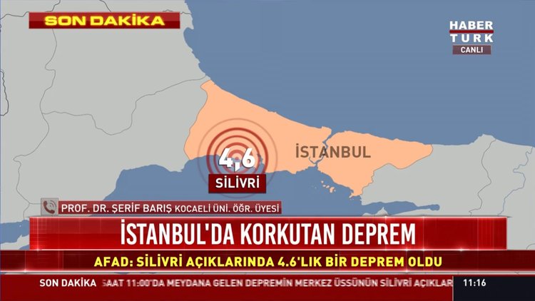 Son dakika: İstanbul'da korkutan deprem! İşte ayrıntılar... | Video
