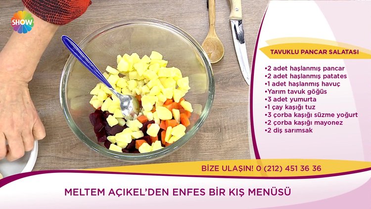 Tavuklu Pancar Salatası | Video