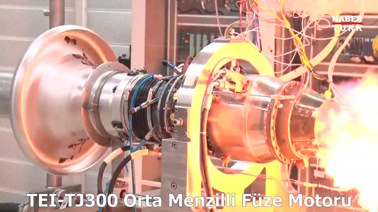 TEI-TJ300 Turbojet motoru rekor kırdı | Video