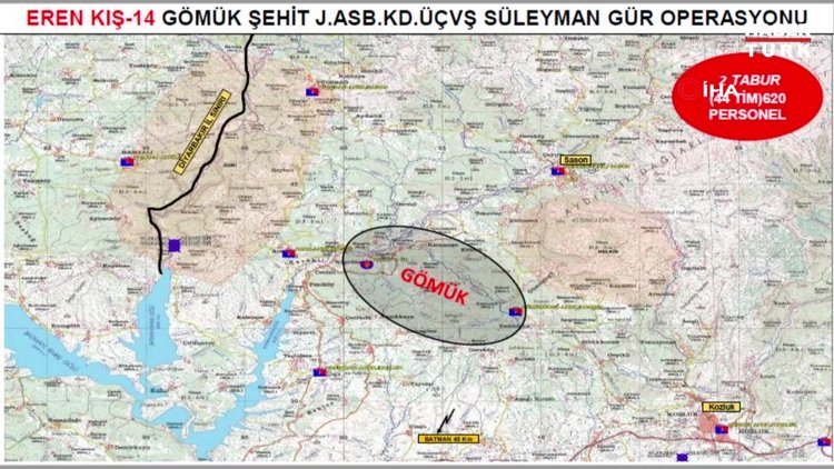 Batman'da Eren Kış-14 operasyonu | Video