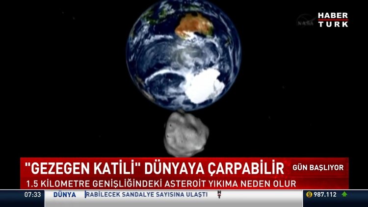"Gezegen katili" dünyaya çarpabilir | Video