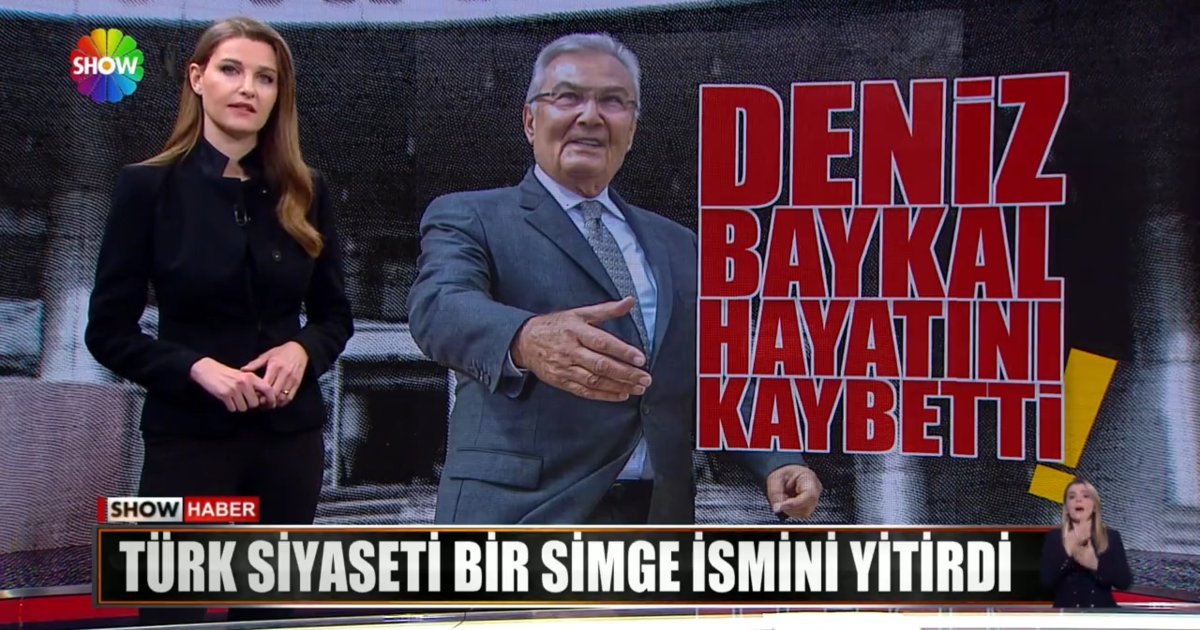 Deniz Baykal hayatını kaybetti! | Show Özel Haber