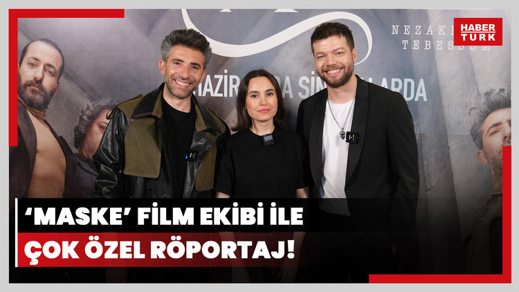 Maske film ekibi ile çok özel röportaj! "Bir gün herkesin maskesi ...