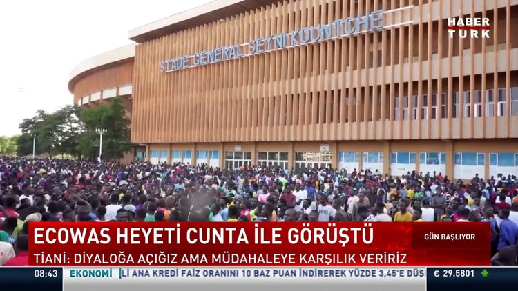 Ecowas heyeti cunta ile görüştü | Video