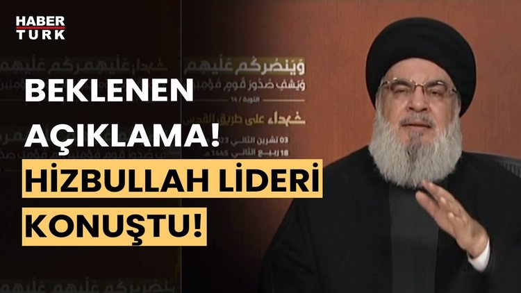 Nasrallah, 7 Ekim saldırıları sonrası ilk kez konuştu! Nevzat Çiçek ve ...