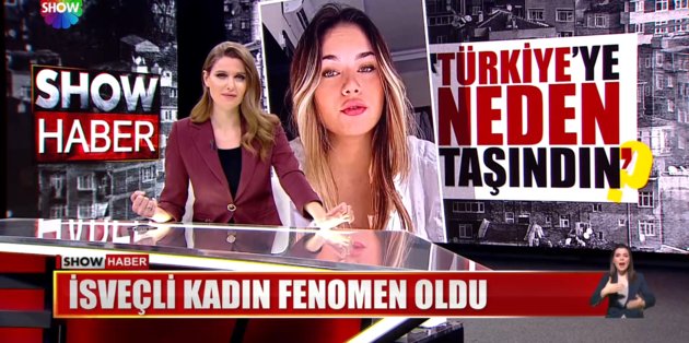 İsveçli kadın fenomen oldu! | Show Özel Haber