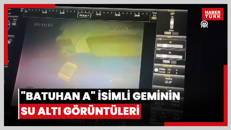 "BATUHAN A" isimli geminin arama kurtarma çalışmalarıyla ilgili su altı ...