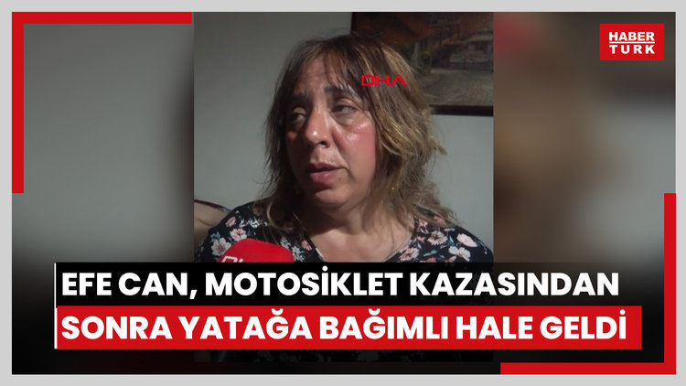 Efe Can, motosiklet kazasından sonra yatağa bağımlı hale geldi | Video