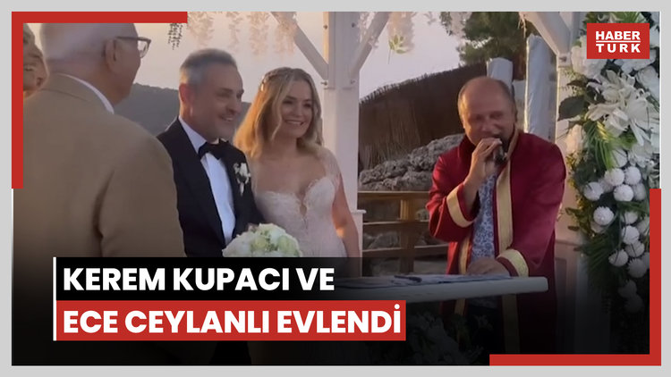 Kerem Kupacı ve Ece Ceylanlı evlendi | Video