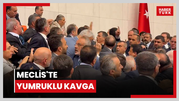 Meclis'te yumruklu kavga | Video