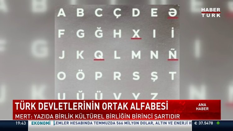 Ortak Türk alfabesi nedir, kaç harf var? Türk Devletleri ortak alfabesi ...