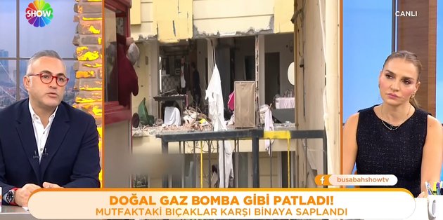 Bu Sabah Videoları: Doğal gaz bomba gibi patladı!