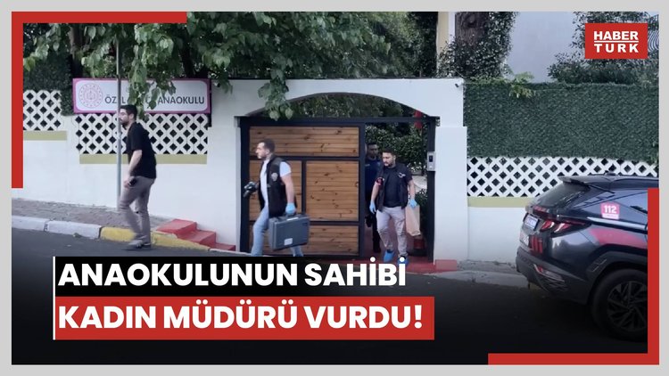 Anaokulunun sahibi kadın müdürü vurdu! | Video